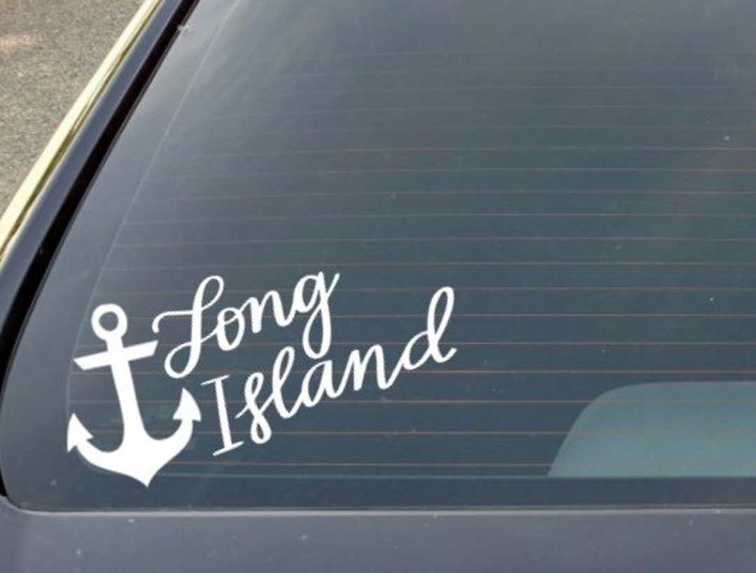 Long Island Decal: Anchor Car, Laptop, Tumbler Sticker - Etsy