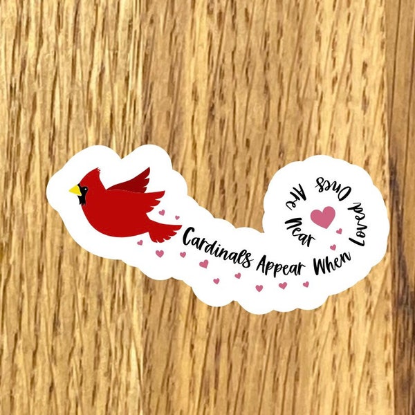 Memorial Decal for Car Cardinal - Etsy