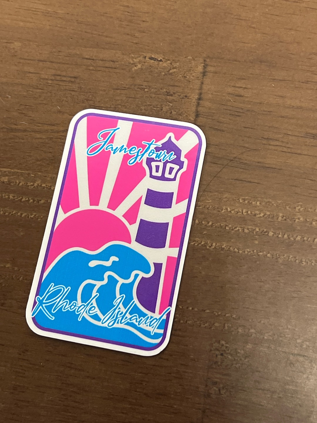 Jamestown RI 2.5” Sticker , Water Resistant Laptop Vinyl Laminated ...