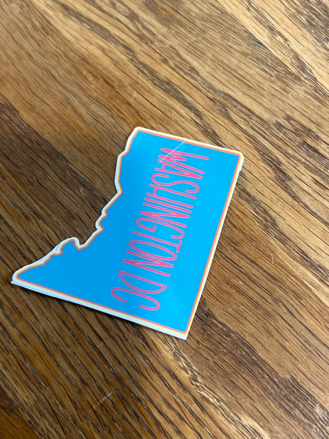 Washington DC 2.5” Car Sticker , Water Resistant Laptop Vinyl Laminated ...