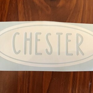 Town Decal, 5"x2" Town Decal Sticker for Car Window, Wine Glass, Coffee ...