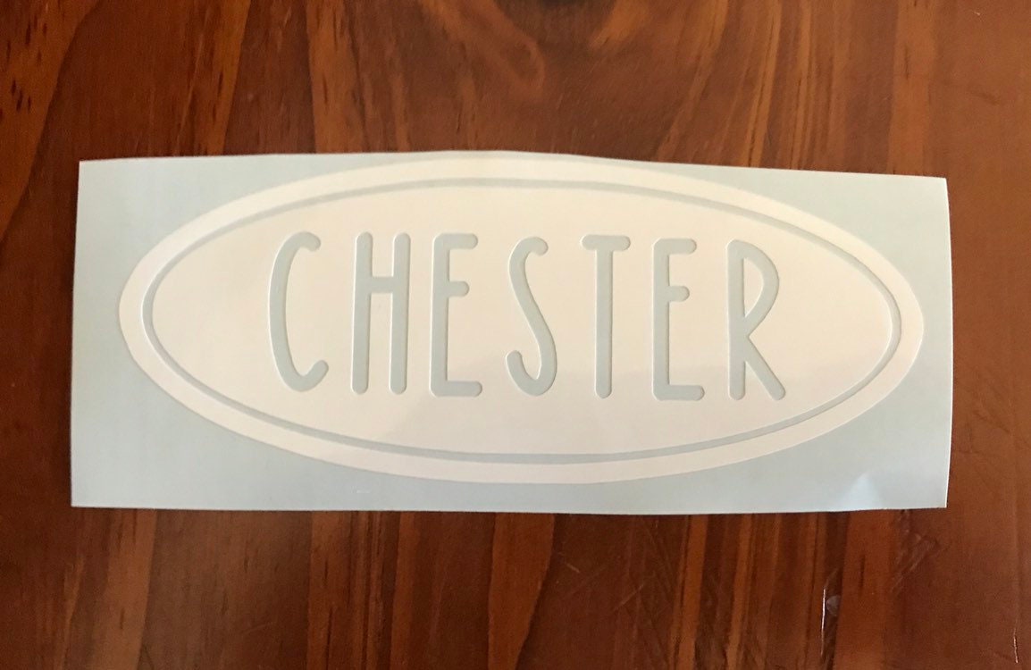 Town Decal 5x2 Town Decal Sticker for Car Window - Etsy