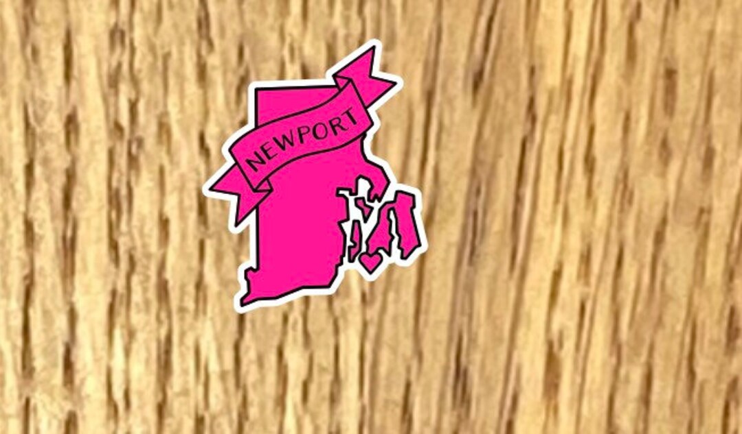 Newport RI 2.5 Car Sticker Decal, Water Resistant Laptop Vinyl ...