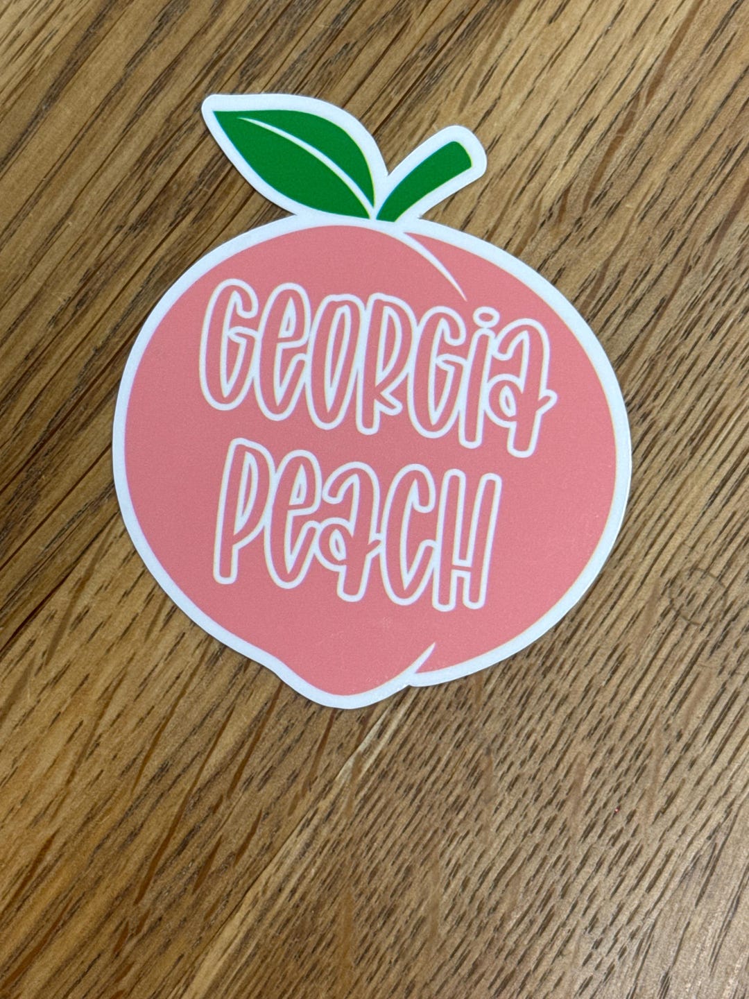 Georgia Peach Vinyl Decal: Car, Laptop, Tumbler - Etsy