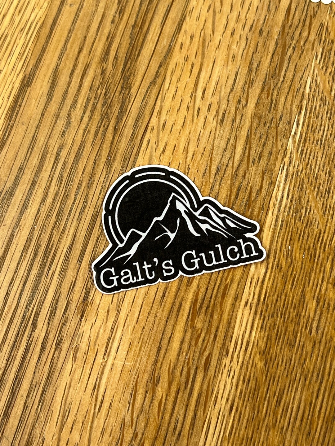 Galt's Gulch Vinyl Sticker: Water Bottle, Laptop Decal - Etsy
