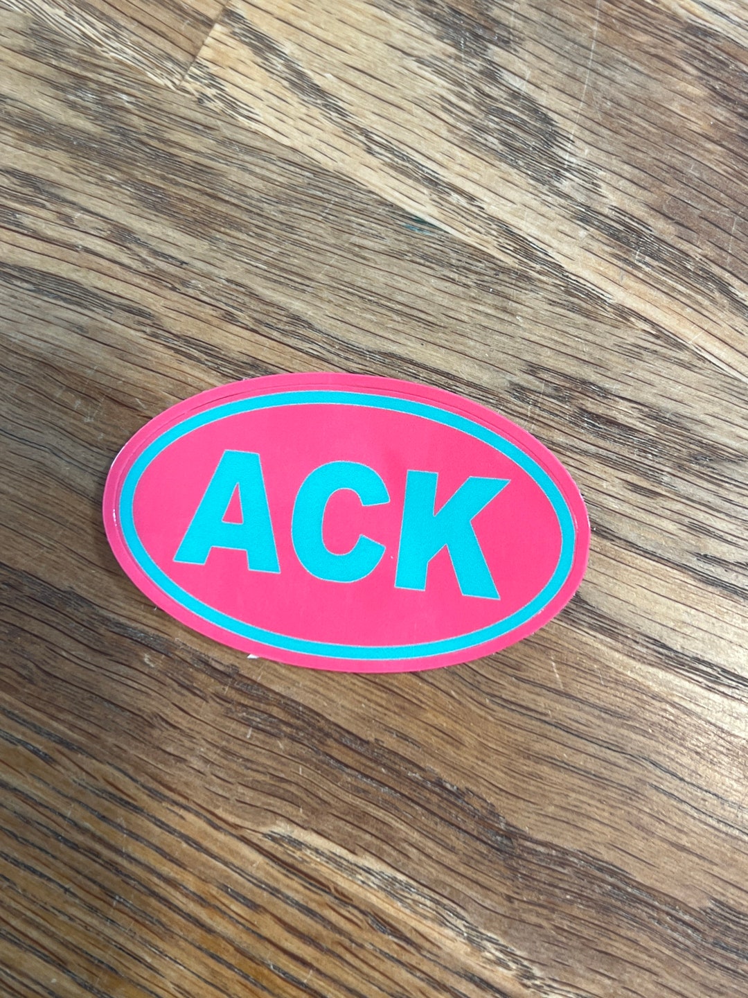 3” Nantucket Island ACK Sticker: Water Resistant Vinyl Decal - Etsy