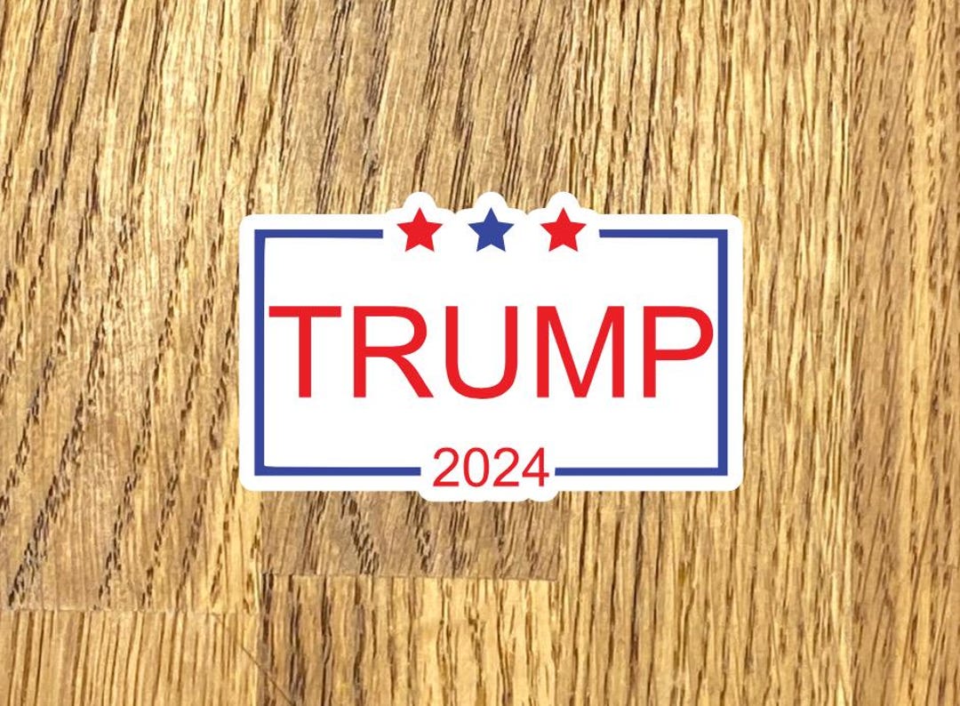 Trump Car Sticker 3 Sticker Decal, Sticker for Laptop or Water Bottle ...