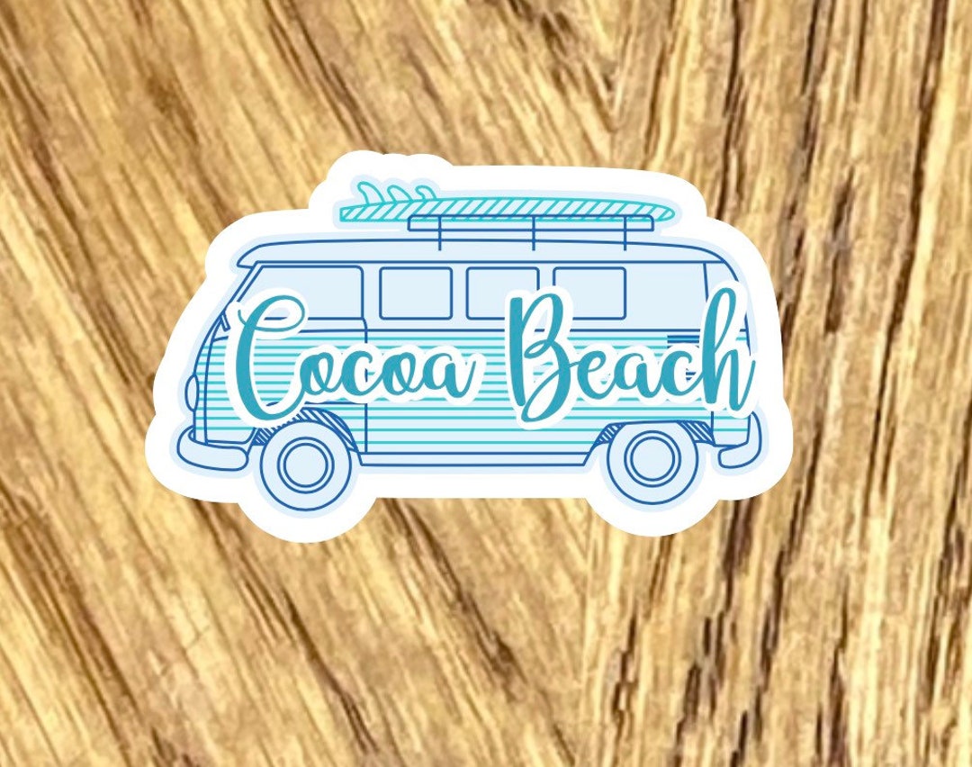 Cocoa Beach FLORIDA Sticker 2.5" Sticker Decal, Sticker for Laptop or ...