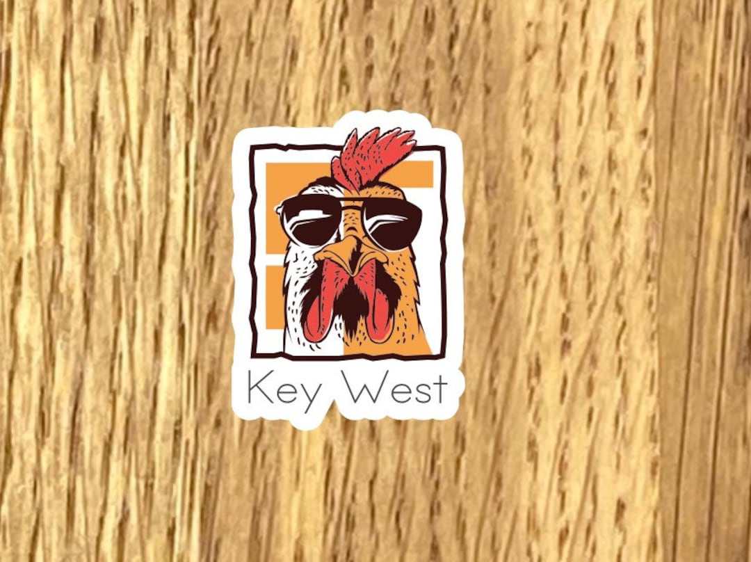 Key West FLORIDA Sticker 3" Sticker Decal, Sticker for Laptop or Water ...