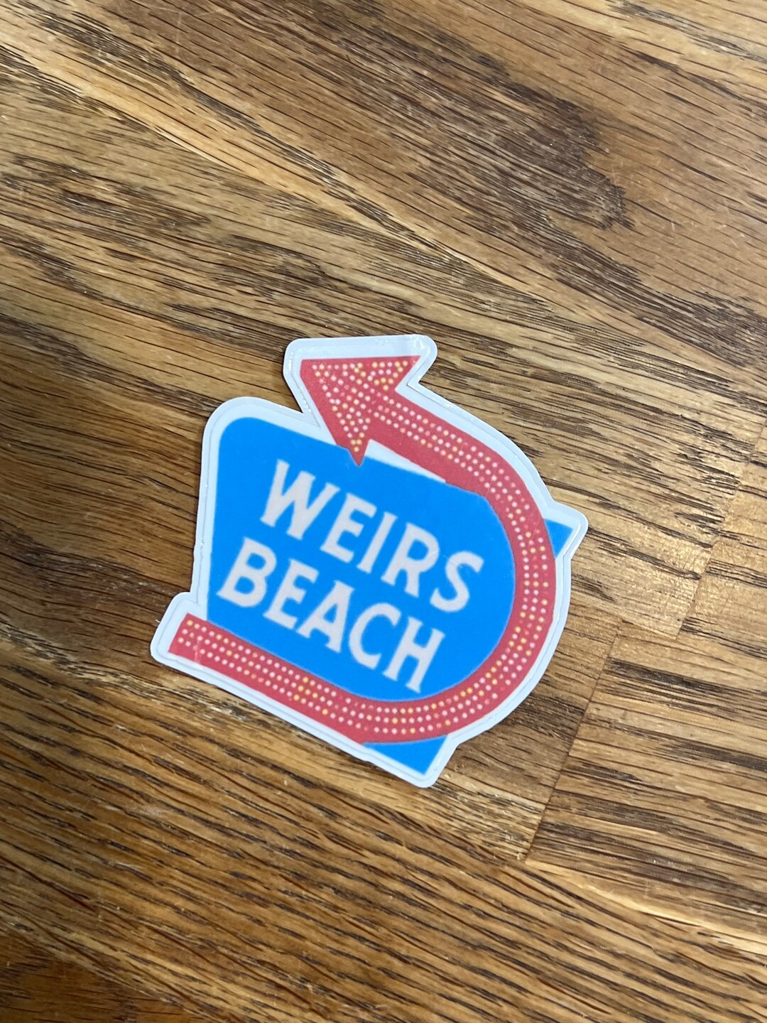 Weirs Beach NH Vinyl Sticker: Water Resistant Laptop Decal - Etsy