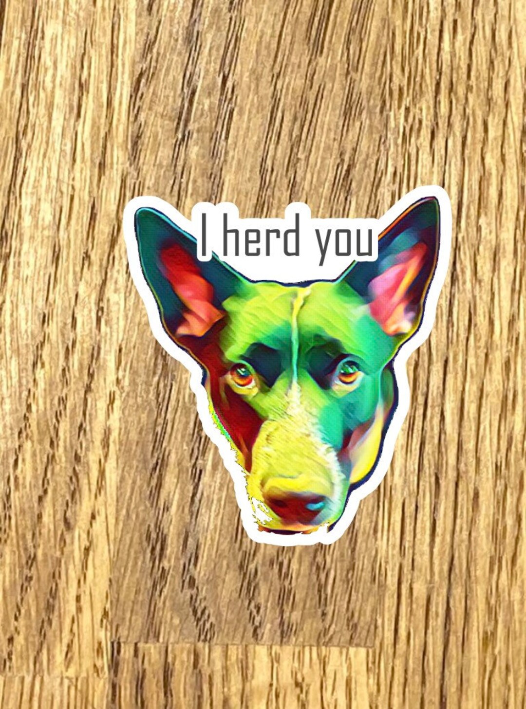 Blue Heeler Sticker Decal, 2.5, Blue Heeler, Herding Dog, Heeling - Etsy
