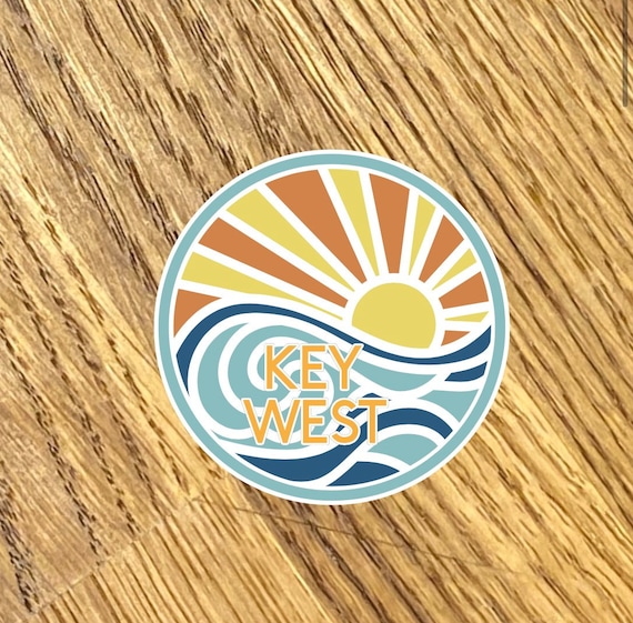 Key West FLORIDA Sticker 2.5 Sticker Decal Sticker for - Etsy