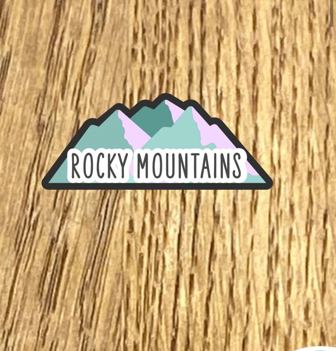 Rocky Mountain 2.5” Car Sticker Decal, Water Resistant Laptop Vinyl ...