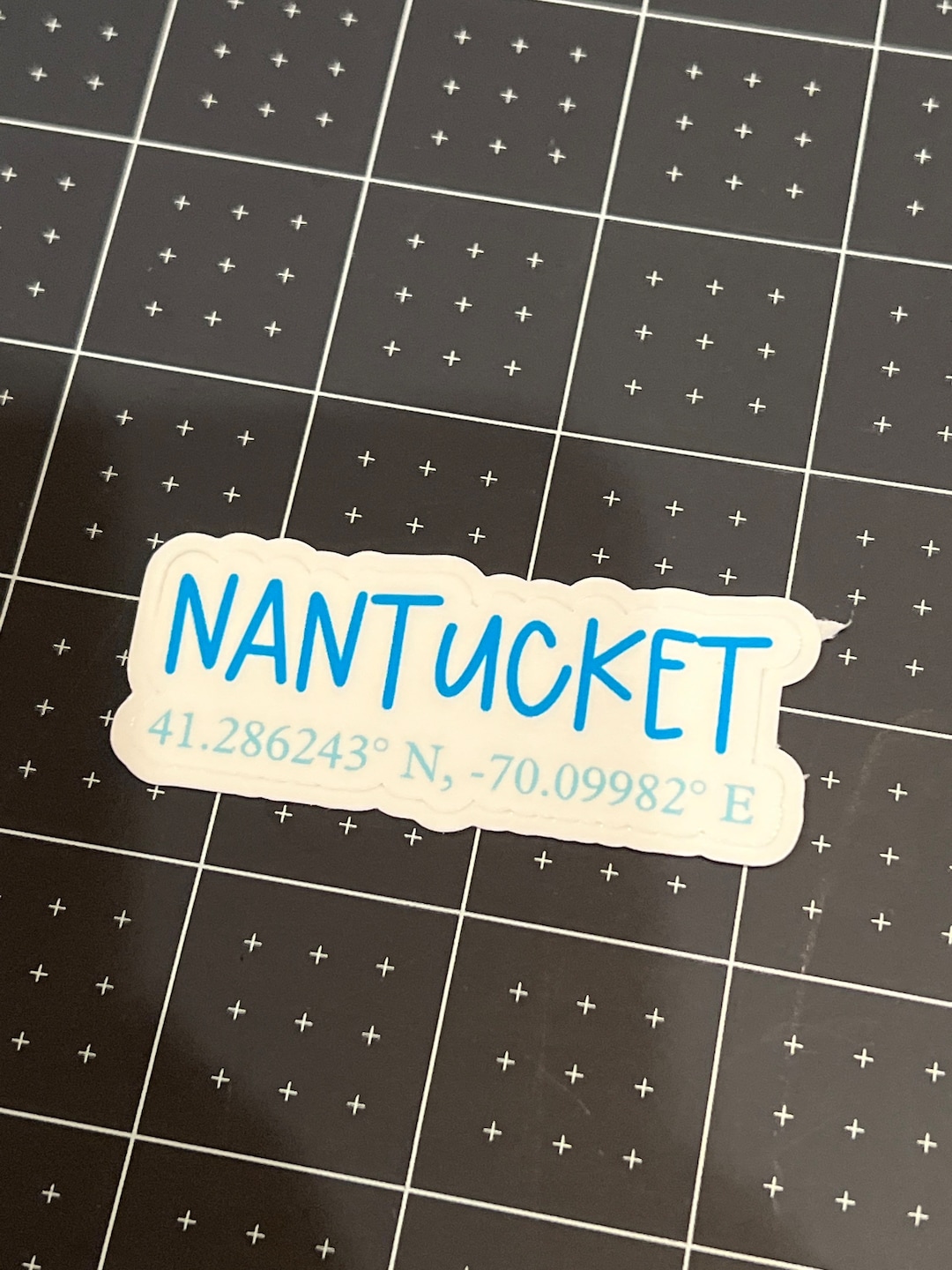Nantucket Island 2.5 Car Sticker , Water Resistant Laptop Vinyl ...