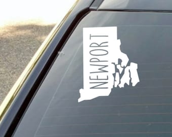 Block Island Car Decal | Etsy