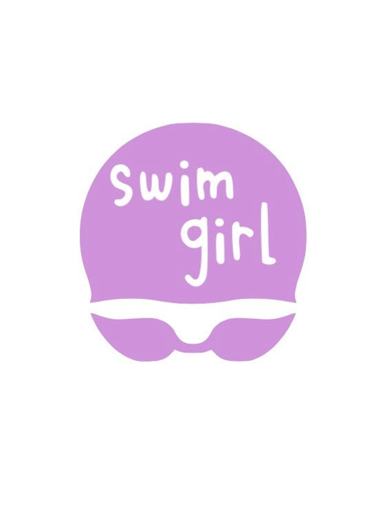 Swim Decal Swim Team Swim Name Decal Swimming Sticker for - Etsy