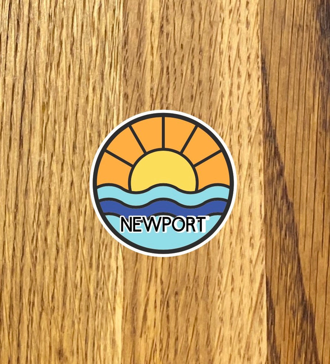 Newport RI 2.5” Car Sticker Decal, Water Resistant Laptop Vinyl ...