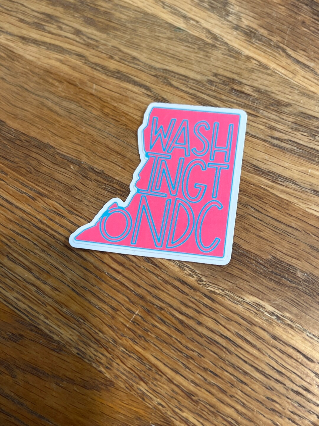 Washington DC 2.5” Car Sticker , Water Resistant Laptop Vinyl Laminated ...