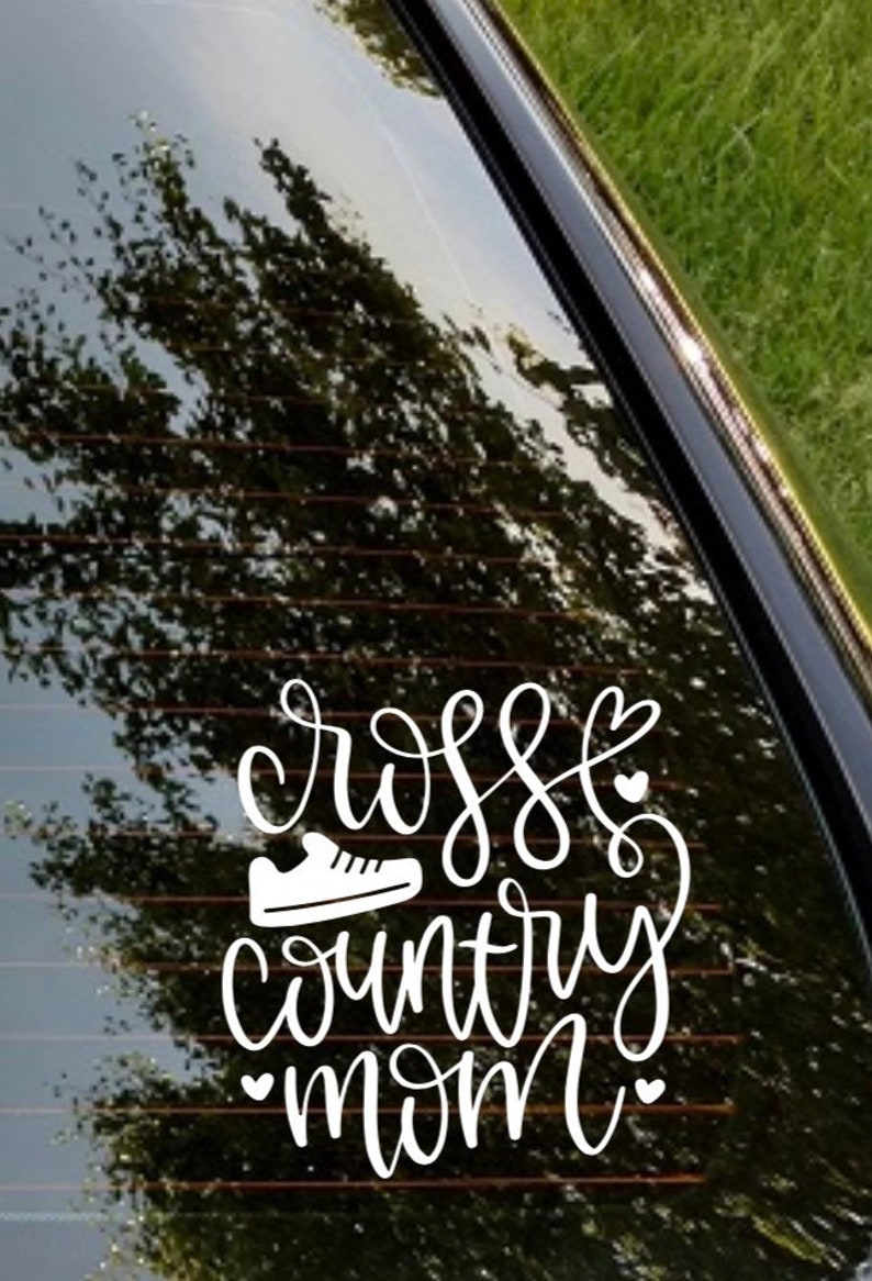 Cross Country Vinyl Decal Sticker for Car Window Laptop | Etsy
