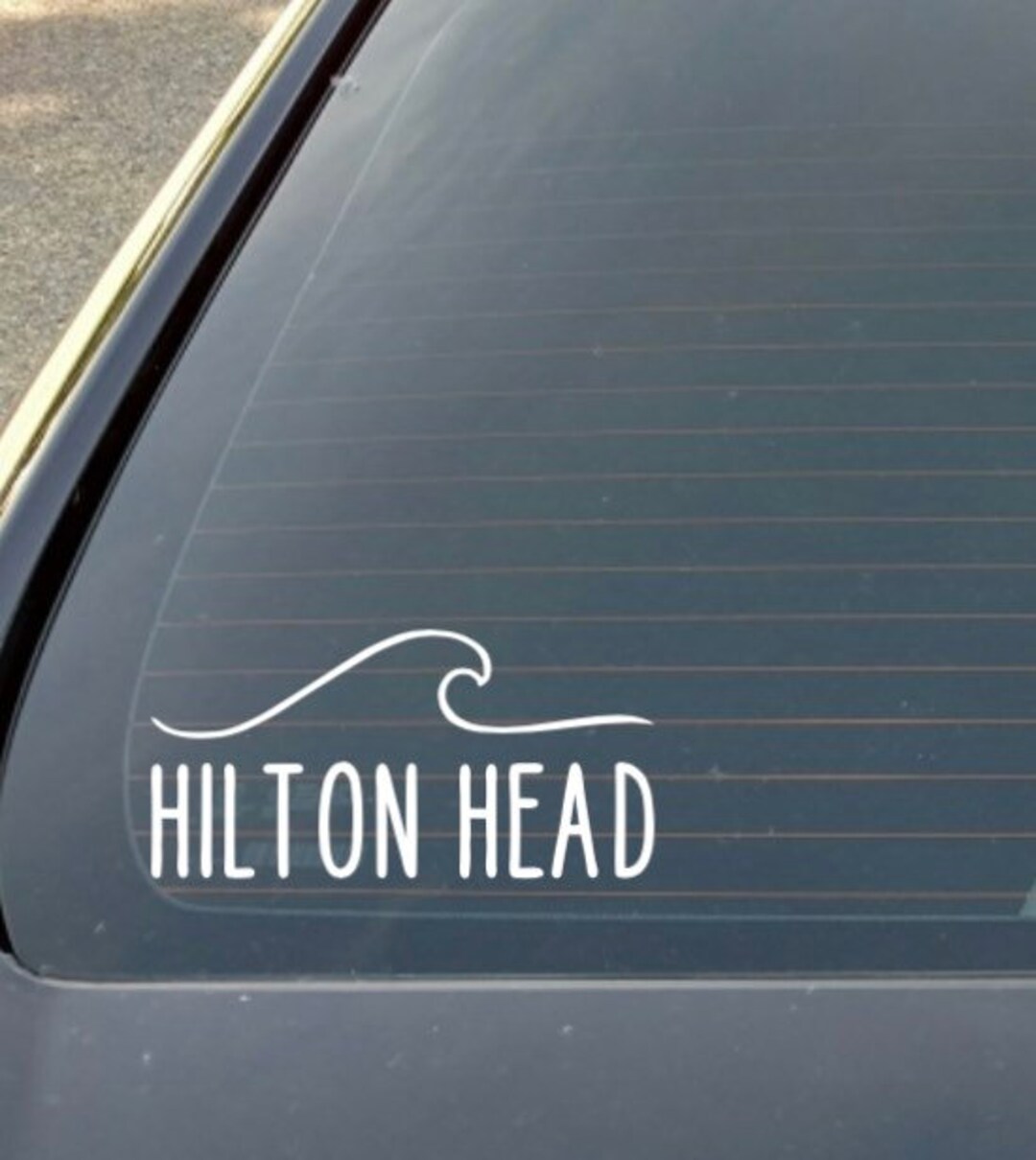 Town Decal, 6" Town Decal Sticker for Car Window, Wine Glass, Coffee ...