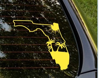 Florida Native Car Decal - Etsy