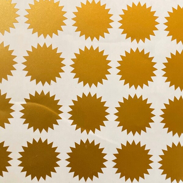 Starburst Stickers - Etsy