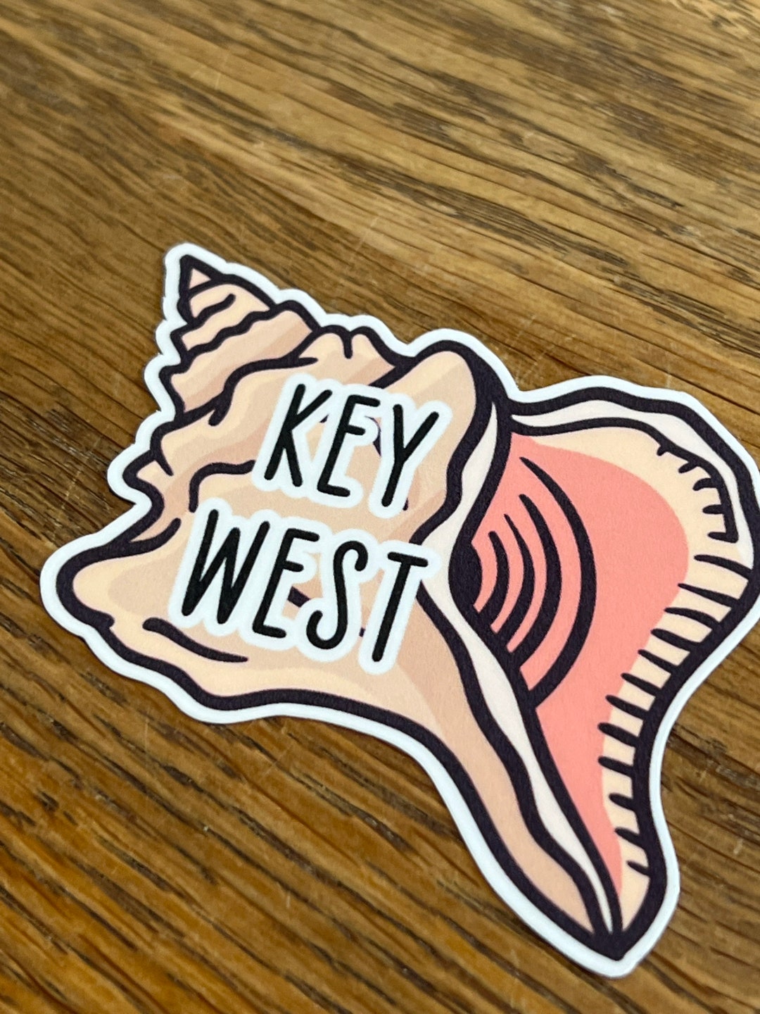 Key West Conch Sticker: Florida Decal for Laptop or Water Bottle - Etsy