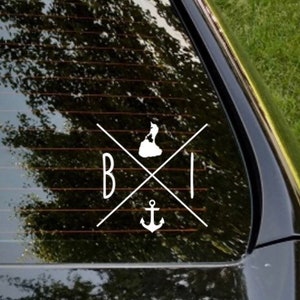 Block Island Decal for Car, Tumbler, or Laptop Decal, Stocking Stuffer ...