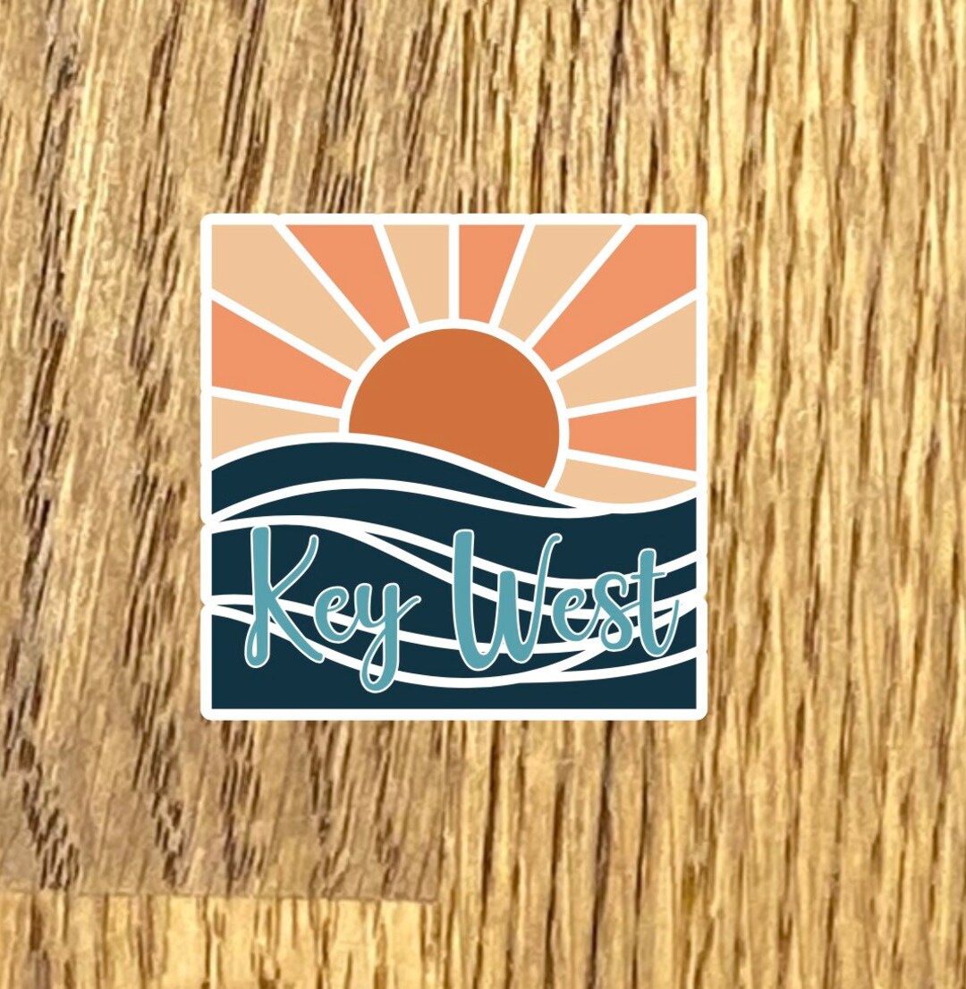 Key West FLORIDA Sticker 2.5 Sticker Decal Sticker for - Etsy