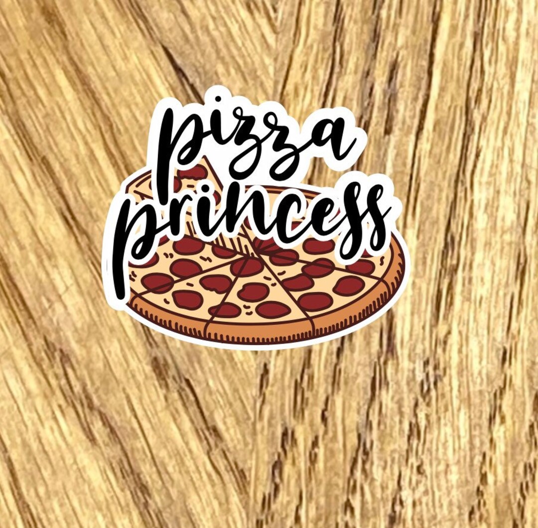 Pizza Sticker 2.5 Sticker Decal, Sticker for Laptop or Water Bottle ...