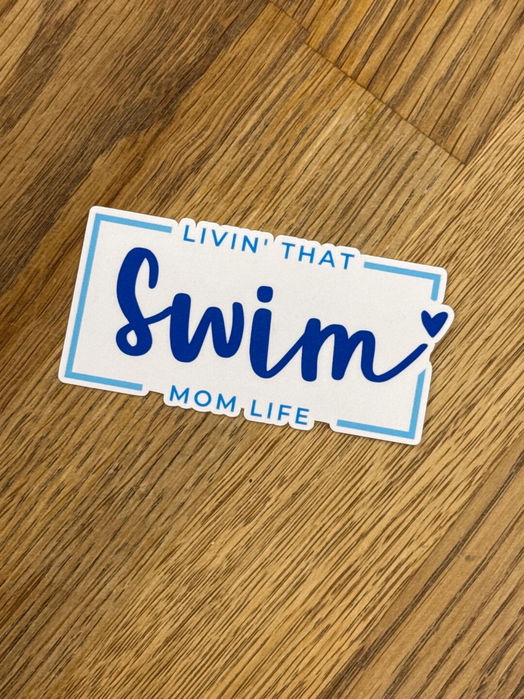 Swim Vinyl Sticker, Pool Mom, Laptop Sticker Decal, 2.5”, Summer Water ...
