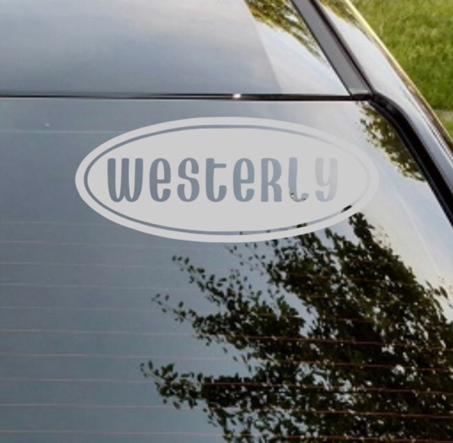 Town Decal 5x2 Town Decal Sticker for Car Window - Etsy
