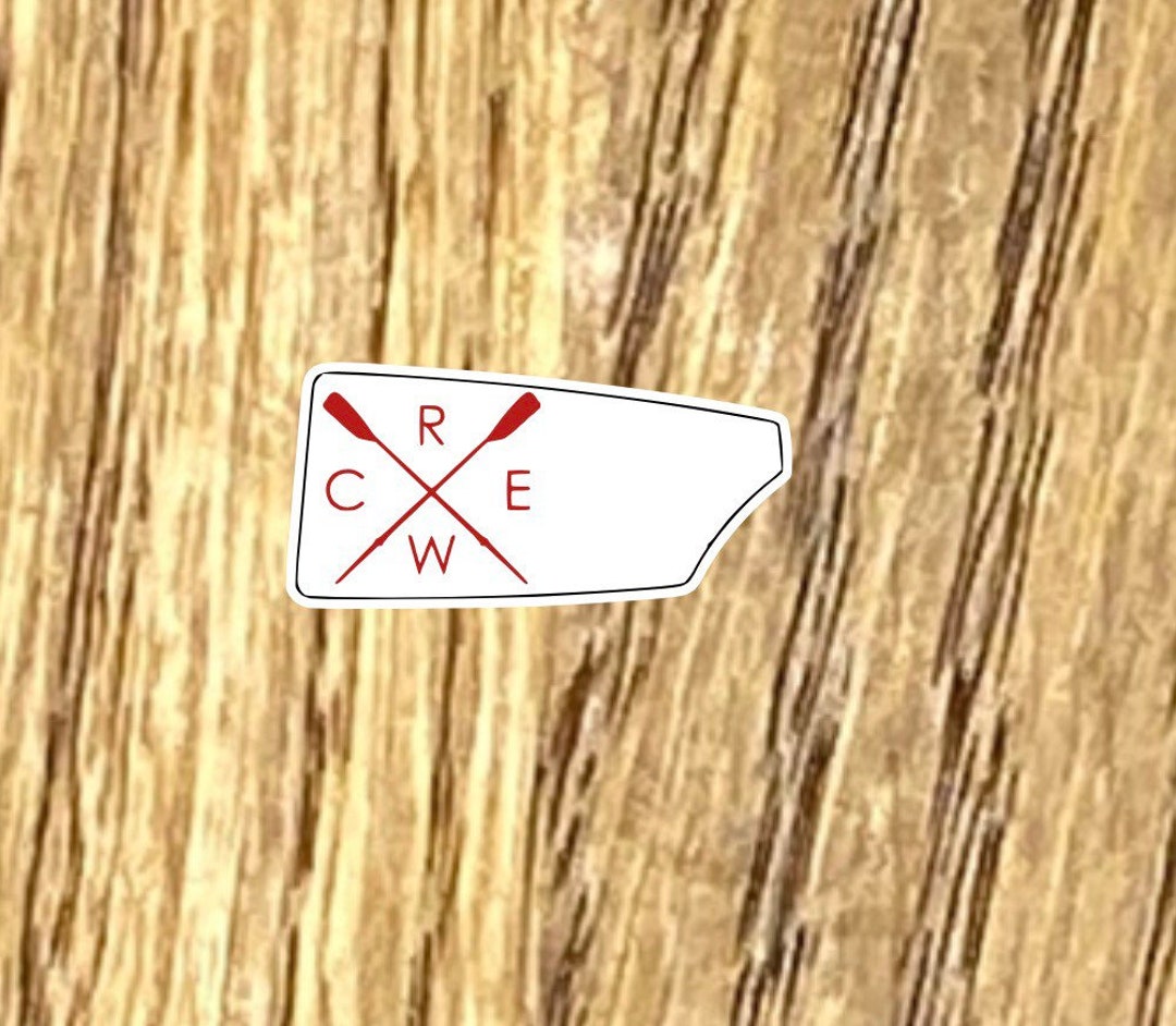 Crew Rowing Sticker 2.5" Sticker Decal, Sticker for Laptop or Water ...