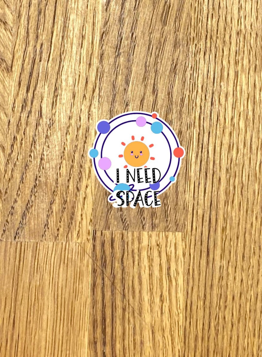 Space Sticker: I Need Space, Vinyl Decal for Laptop or Water Bottle - Etsy