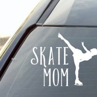 Hand-drawn Figure Skate Sticker: Waterproof Ice Skating Decal - Etsy