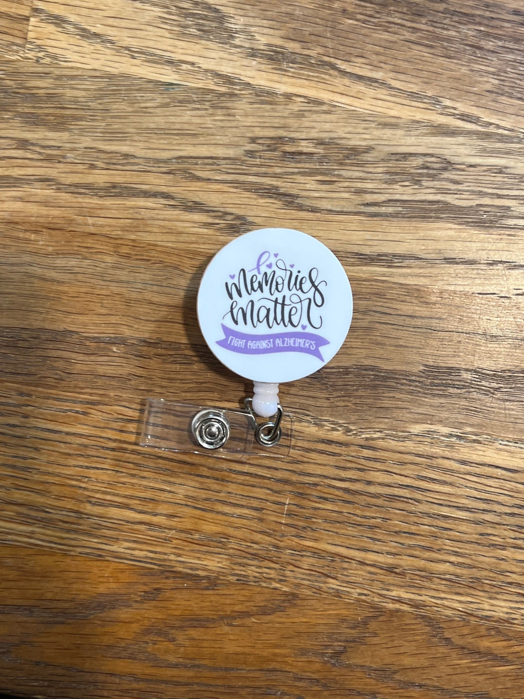 Alzheimer's, Dementia Badge Reel for Nurse or Teacher, Nurse Gift ...