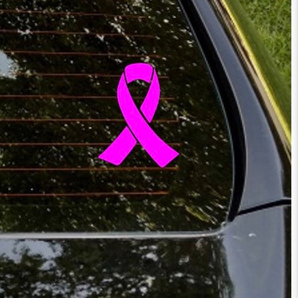 Breast Cancer Car Decal - Etsy