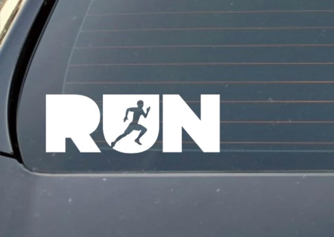 Runner Vinyl Decal Sticker for Car Window, Laptop, Customization ...