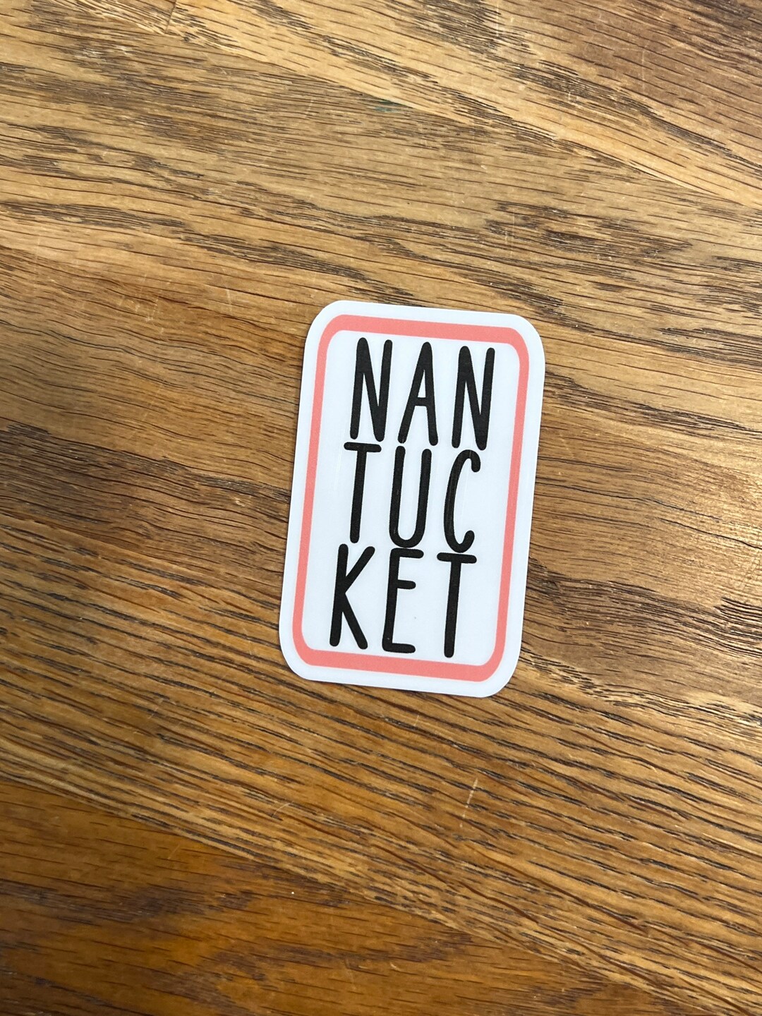 Nantucket Island Vinyl Sticker: Water Resistant Laptop Decal (2.5") - Etsy