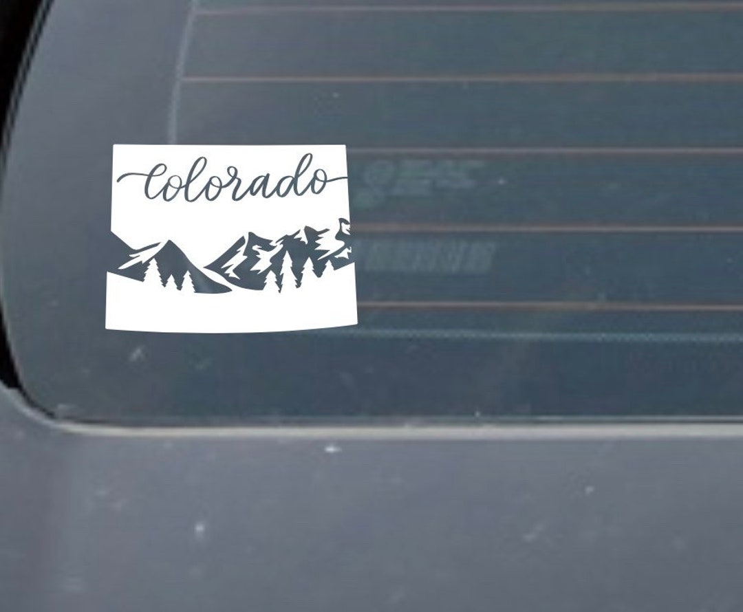 Colorado Vinyl Decal Sticker for Car Window, Helmet, Coffee Tumbler ...