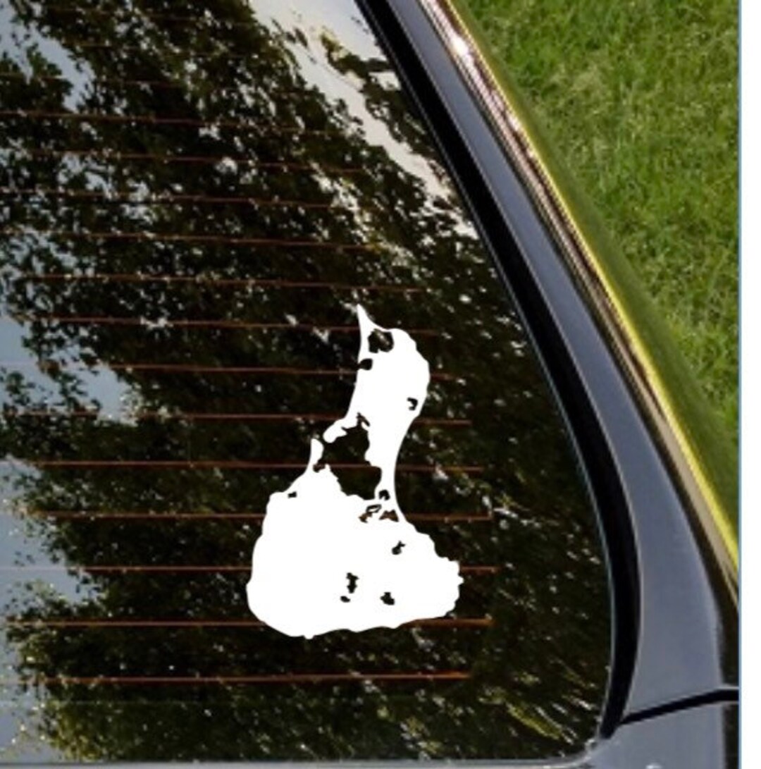 Block Island Decal: Permanent Vinyl Car, Tumbler, Laptop Sticker - Etsy