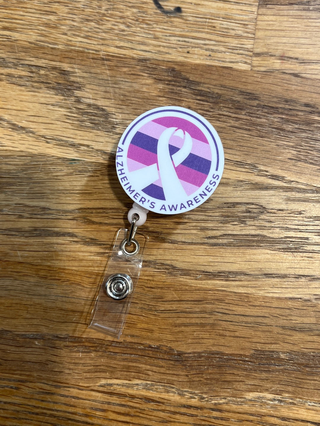 Alzheimer's, Dementia Badge Reel for Nurse or Teacher, Nurse Gift ...