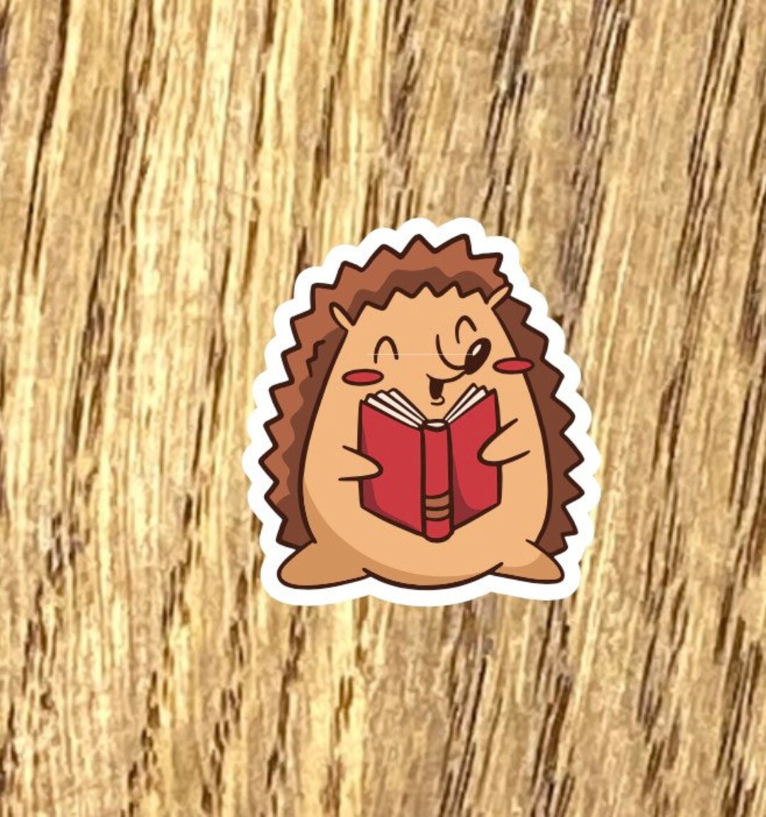 Hedgehog Christmas Sticker 2.5" Sticker Decal, Sticker for Laptop or ...