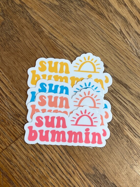 Summer Water Bottle Vinyl Decal Sticker 2.5 for Water - Etsy