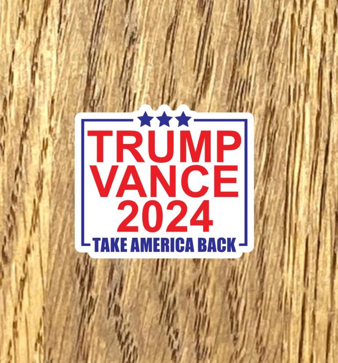 Trump Car Sticker 3 Sticker Decal, Sticker for Laptop or Water Bottle ...