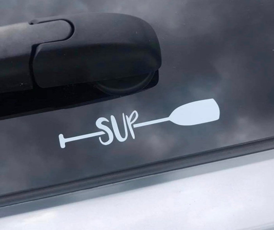 Stand up Paddle Board Decal: SUP Car, Laptop, Tumbler Sticker - Etsy