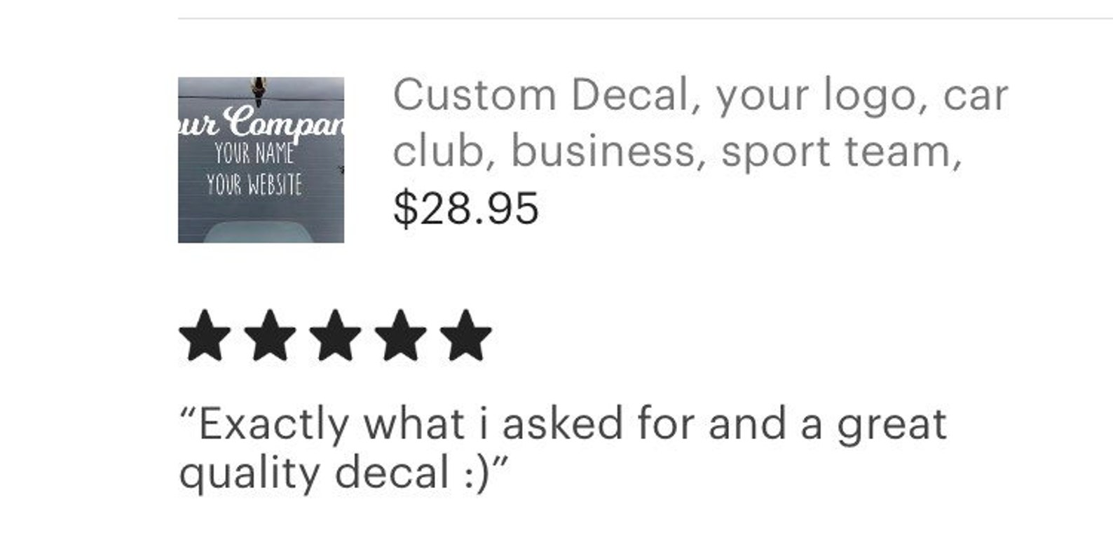 Custom Hood Decal Your Text Car Club Tailgate Decal - Etsy