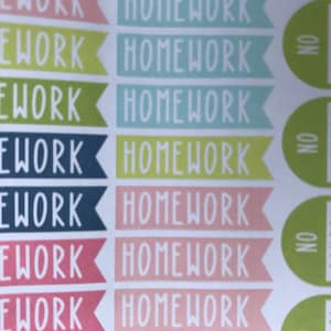 Planner Stickers, Back to School Planner, School Calendar, Teacher ...