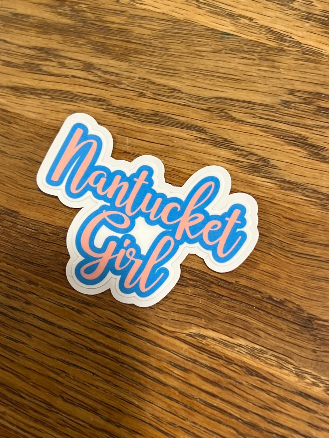 Nantucket Island 2.5 Car Sticker , Water Resistant Laptop Vinyl ...