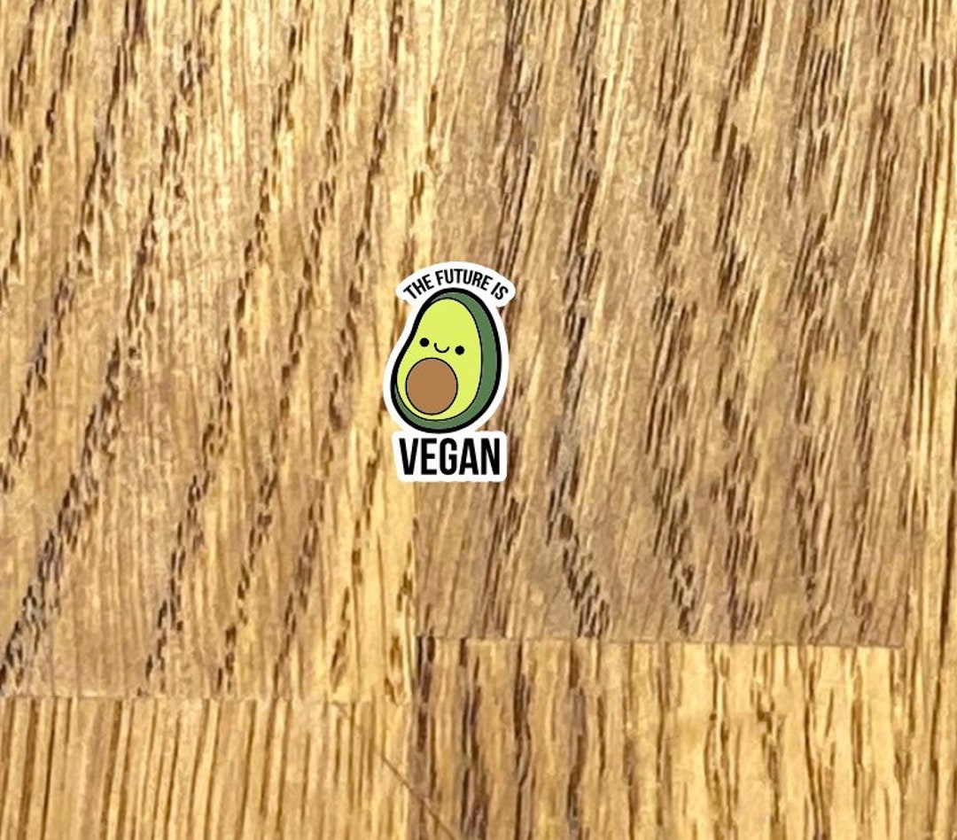 Avocado Vegan 2.5 Decal Sticker, for Laptop, for Water Bottle, for ...